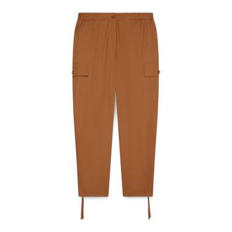 Fiorella Rubino Cargo-Hose aus Baumwolle - - Trousers - Damen - Braun - XL