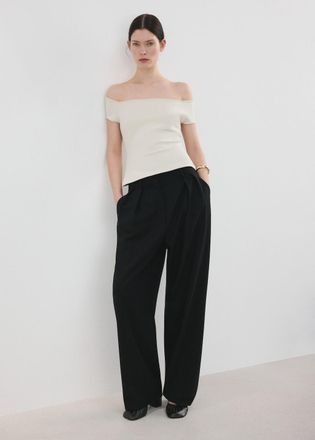 Mango Haut cintr&eacute; bustier blanc - Femme - XS - MANGO