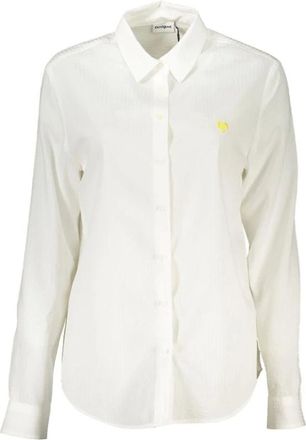 Desigual Femme, Blouses et Chemises, Blanc, Taille: 42 FR Cotton Shirt