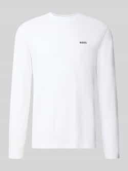 HUGO BOSS Langarmshirt mit Logo-Schriftzug
