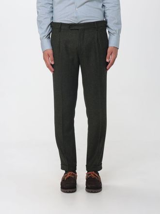 Berwich Pantalon chino en laine coupe slim avec pinces