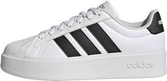 adidas Femme STREETTALK Bold Shoes, FTWR White/Core Black/Matte Gold, 37 1/3 EU