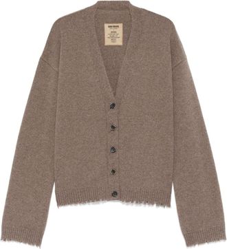 Uma Wang Over Cardigan aus Kaschmir - Braun