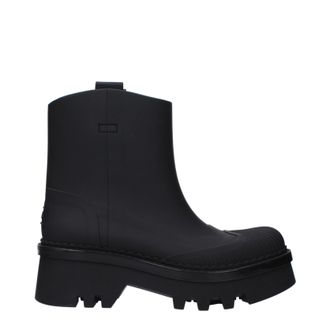 Chlo&eacute; Raina Femmes Bottes En Caoutchouc Noir
