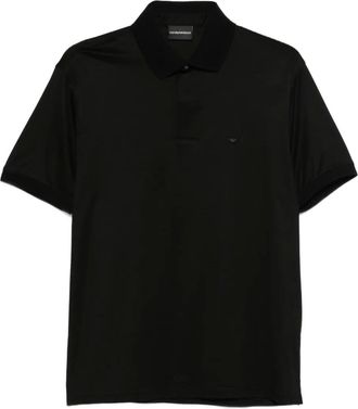 Emporio Armani black polo shirt - Schwarz