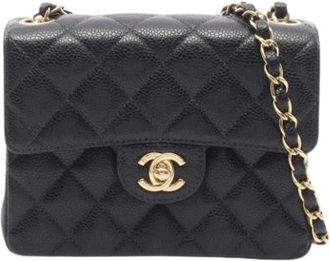Chanel Sac bandouli&egrave;re vintage doccasion - Femme - Pre-owned - Noir - Taille: ONE Size