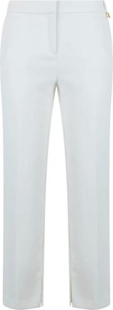 Elisabetta Franchi Femme, Pantalons, Blanc, Taille: 36 FR Pantalons