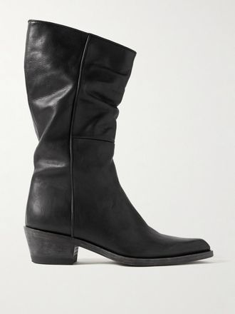 Khaite Bottes En Cuir Clive - Noir