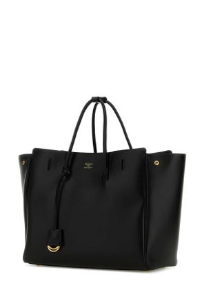 Balenciaga Womens Black Leather Carry All Hampton Shopping Bag Borse A Mano