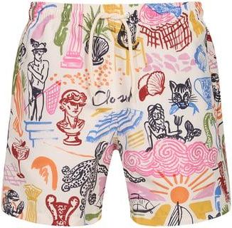 Closed Short de maillot de bain imprim&eacute;