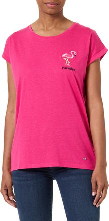 Key Largo Damen WT Flamingo Round T-Shirt, pink (1321), X-Large