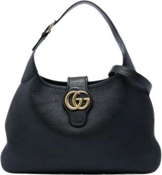 Gucci Sac bandouli&egrave;re Aphrodite Pre-owned - Femme - Pre-owned - Noir - Taille: ONE Size