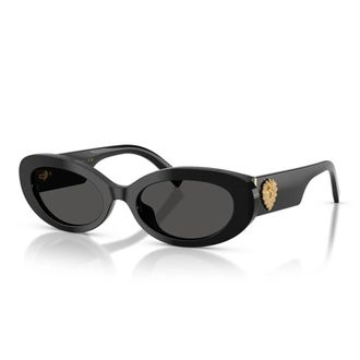 Dolce & Gabbana Oval Sonnenbrille - - Accessories - unisex - Schwarzk - 53 MM