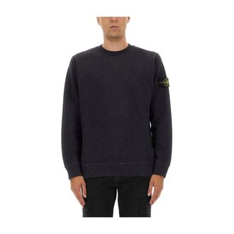 Stone Island SweaT-shirt &agrave; col montant coupe oversize avec manches raglan - Homme - Sweatshirts et sweats &agrave; capuche - Noir - Taille: M