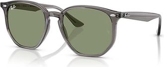 Ray-Ban Rb4306 Sonnenbrillen Opalgrau Fassung Gr&uuml;n Glas 54-19
