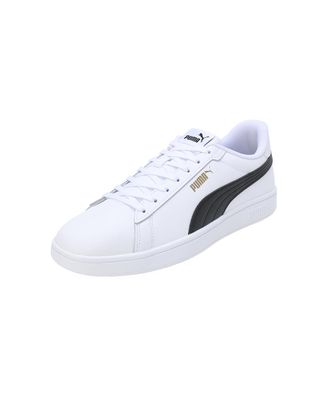 Puma Unisex-Kinder Smash 3.0 L Fußballschuhe, 40.5 EU, Puma Weiß PUMA Schwarz PUMA Gold, 46 EU