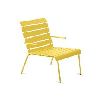 Valerie Objects Fauteuil bas Outdoor - Jaune - Aluminium thermolaqué - Designer Maarten Baas