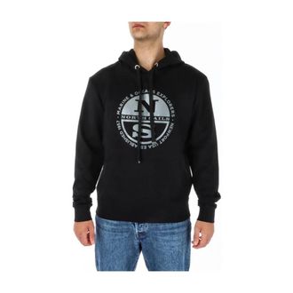 North Sails Logo Hoodie - - Sweatshirts & Hoodies - Herren - Schwarzk - S
