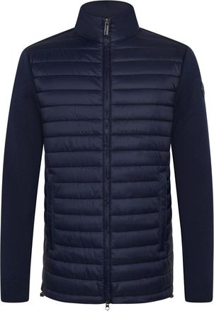 Colmar Hybride Strickjacke mit Steppfront und Label-Aufn&auml;her in