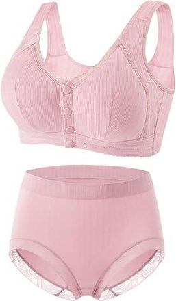 Generic Sous-v&ecirc;tements de No&euml;l pour femmes plus &acirc;g&eacute;es, soutien-gorge et v&ecirc;tements de tous les jours ski homme, Rose, 38