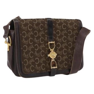 Celine Pre-owned Canvas Umh&auml;ngetasche - - Pre-owned - Damen - Braun - ONE SIZE