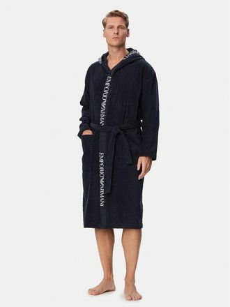 Emporio Armani Bademantel EM002255 AF25032 UB102 Dunkelblau