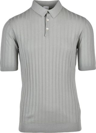 Eleventy Homme, Tops, Vert, Taille: M Polo en maille