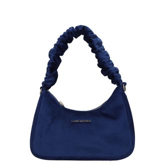 Lancaster Velvet Chouchou Umh&auml;ngetasche - - Bags - Damen - Blau - ONE SIZE