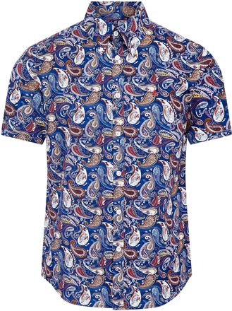 Merc Herren Leighton Shirt, Marineblau, L