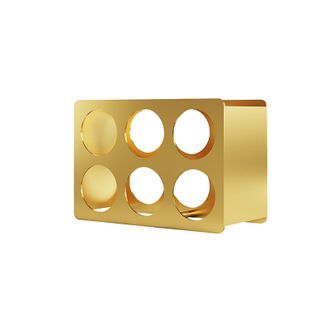 Generic Tisch-Weinflaschenhalter, Weinregal aus Metall, Mehrschichtiges Design, Schlicht und Stilvoll, Wasserdicht und Langlebig, für Wohnzimmer, Küche und Re