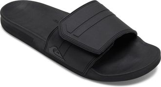 Quiksilver Herren Rivi Slide Adjust Sandale, Black/Grey/Black, 40 EU