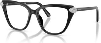 Swarovski Sk2045 Cat-Eye-Brille - - Accessories - unisex - Schwarzk - 52 MM
