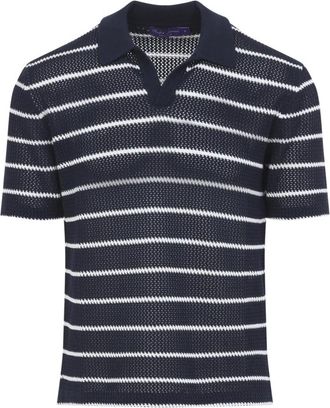 Ralph Lauren Homme, Tops, Bleu, Taille: XL Cotton-Jersey T-Shirt