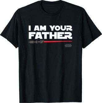Star Wars Father Sabre White Vater Papa T-Shirt