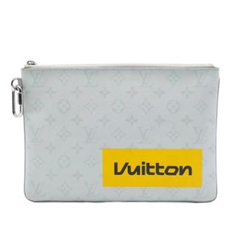 Louis Vuitton Pre-owned Logo Story Pochette GM - Femme - Pre-owned - Blanc - Taille: ONE Size