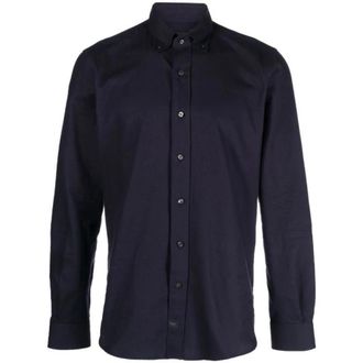 Fay Camicia New Button-Down-Hemd mit Kragen - - Shirts - Herren - Blau - 3XL