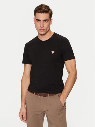 Guess T-Shirt M2YI24 J1314 Schwarz Slim Fit