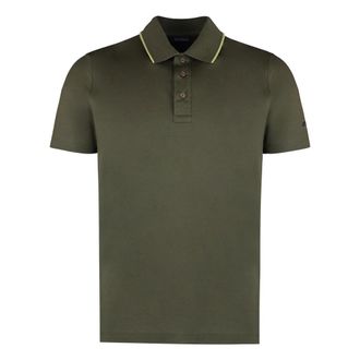 Paul & Shark Kurz&auml;rmeliges Baumwoll-Poloshirt - - Tops - Herren - Gr&uuml;n - M