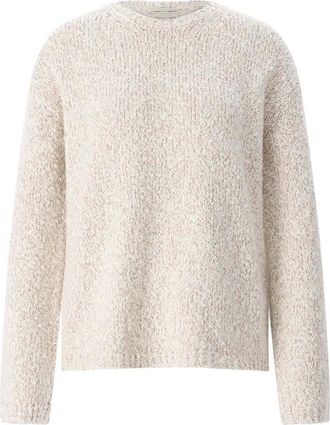 Massimo Alba Femme, Pulls, Beige, Taille: 42 FR Maille ras du cou