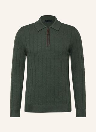 Reiss Reiss Strick-Poloshirt Barstow gruen