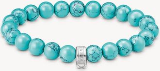 Thomas Sabo Armband in Silber mit Kunstperlen in T&uuml;rkis