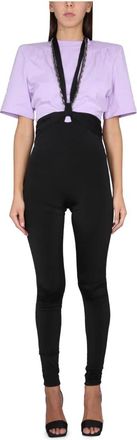 The Attico Femme, Combinaisons et Ensembles, Noir, Taille: 34 FR Ruby Long Pants