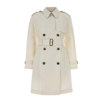Burberry Trench-coat Belgravia - Femme - Manteaux - Blanc - Taille: 34 FR