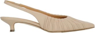 Julie Dee Femme, Chaussures, Rose, Taille: 36 EU Escarpins Slingback Fronc&eacute;s