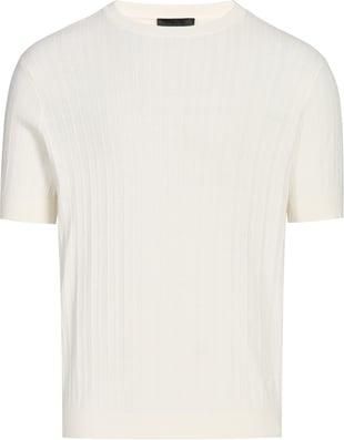 Emporio Armani T-shirt col rond en coton et cachemire