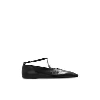 Jil Sander Ballerinas aus Leder - - Shoes - Damen - Schwarzk - 36 EU