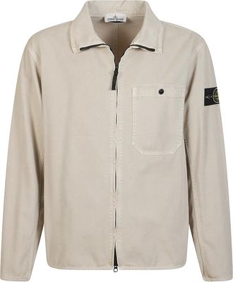 Stone Island Homme, Vestes, Beige, Taille: M Veste surchemise