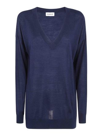 P.A.R.O.S.H. P. A.R. O.S. H. Pull Col Rond - Bleu