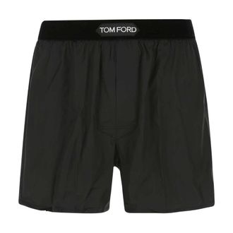 Tom Ford Stretch Seiden-Satin Boxer - - Underwear - Herren - Schwarzk - M