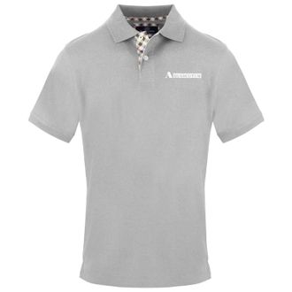 Aquascutum Poloshirt f&uuml;r Herren, kurz&auml;rmlig (Grau)